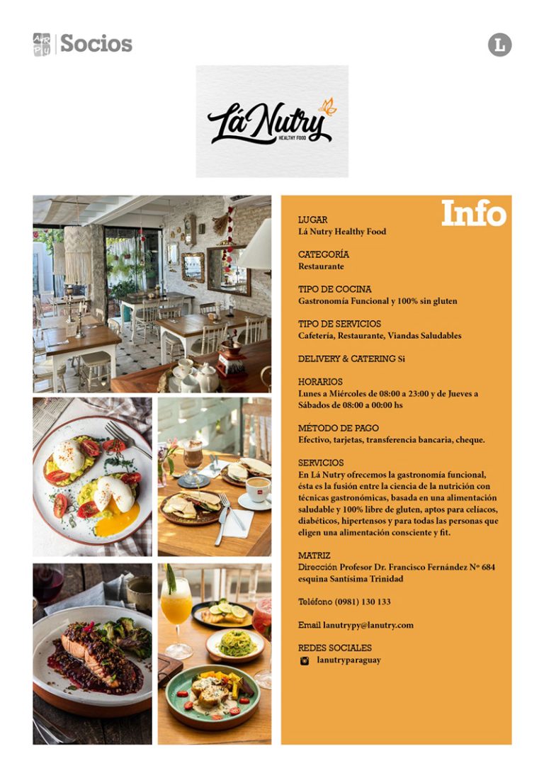 Damos La Bienvenida A Lá Nutry Healthy Food » ARPY